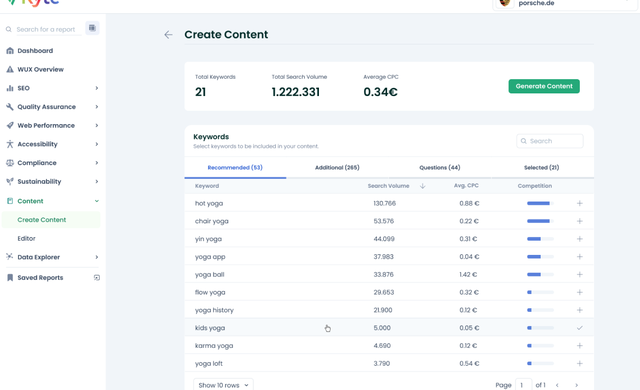 Content Pillar - Ryte