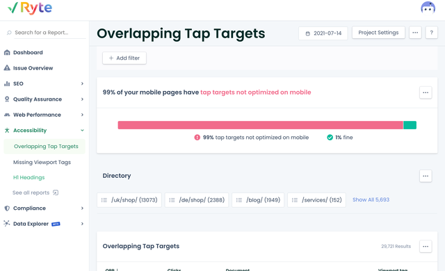 Accessibility - Ryte